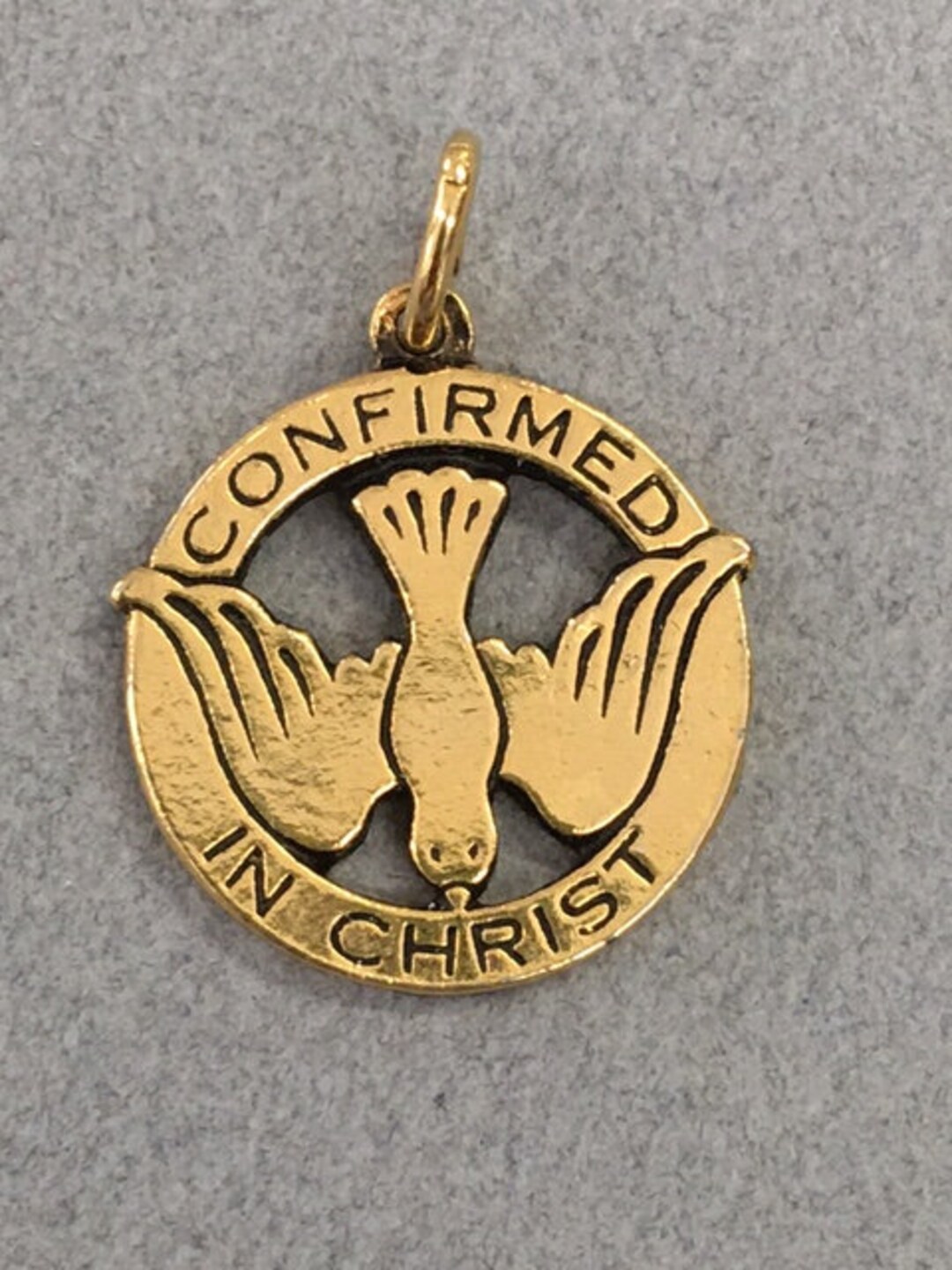 Holy Spirit Medal Confirmation Dove Catholic Gift Supply - Etsy