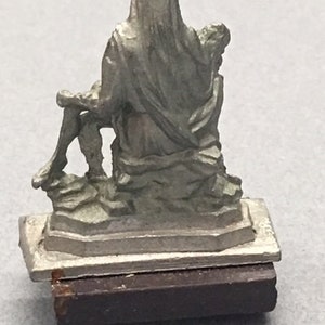 Pieta Figurine Statue Pewter Christ Sculpture Vintage Catholic Figurine ...