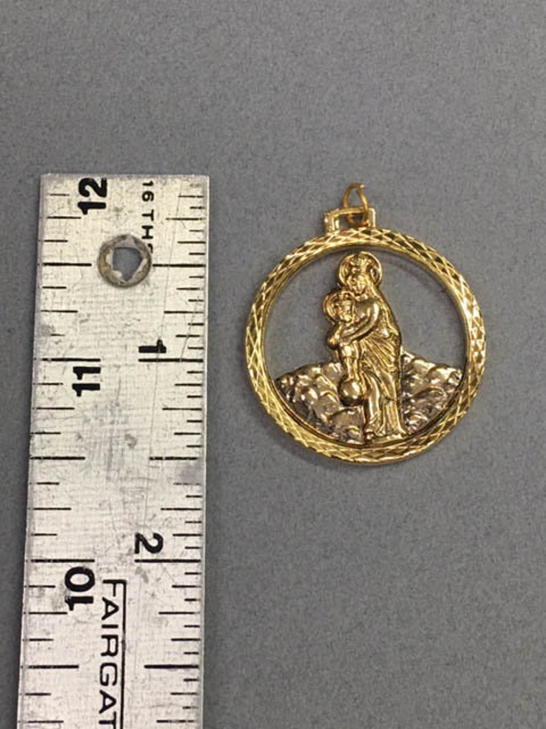 Our Lady of Victory Pendant Virgin Mary Catholic Gift Supply - Etsy