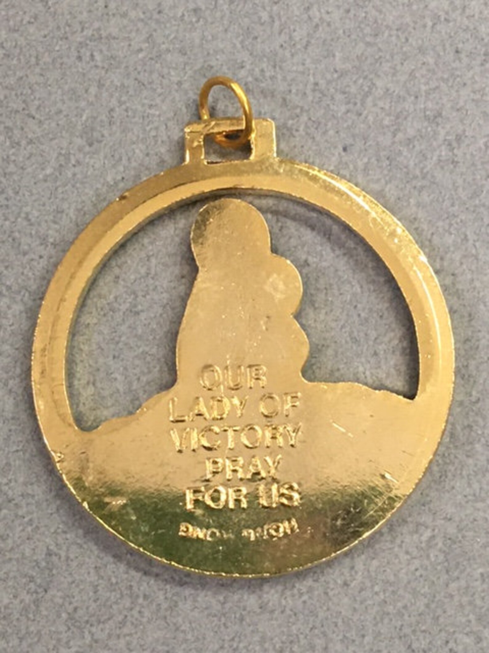 Our Lady of Victory Pendant Virgin Mary Catholic Gift Supply - Etsy