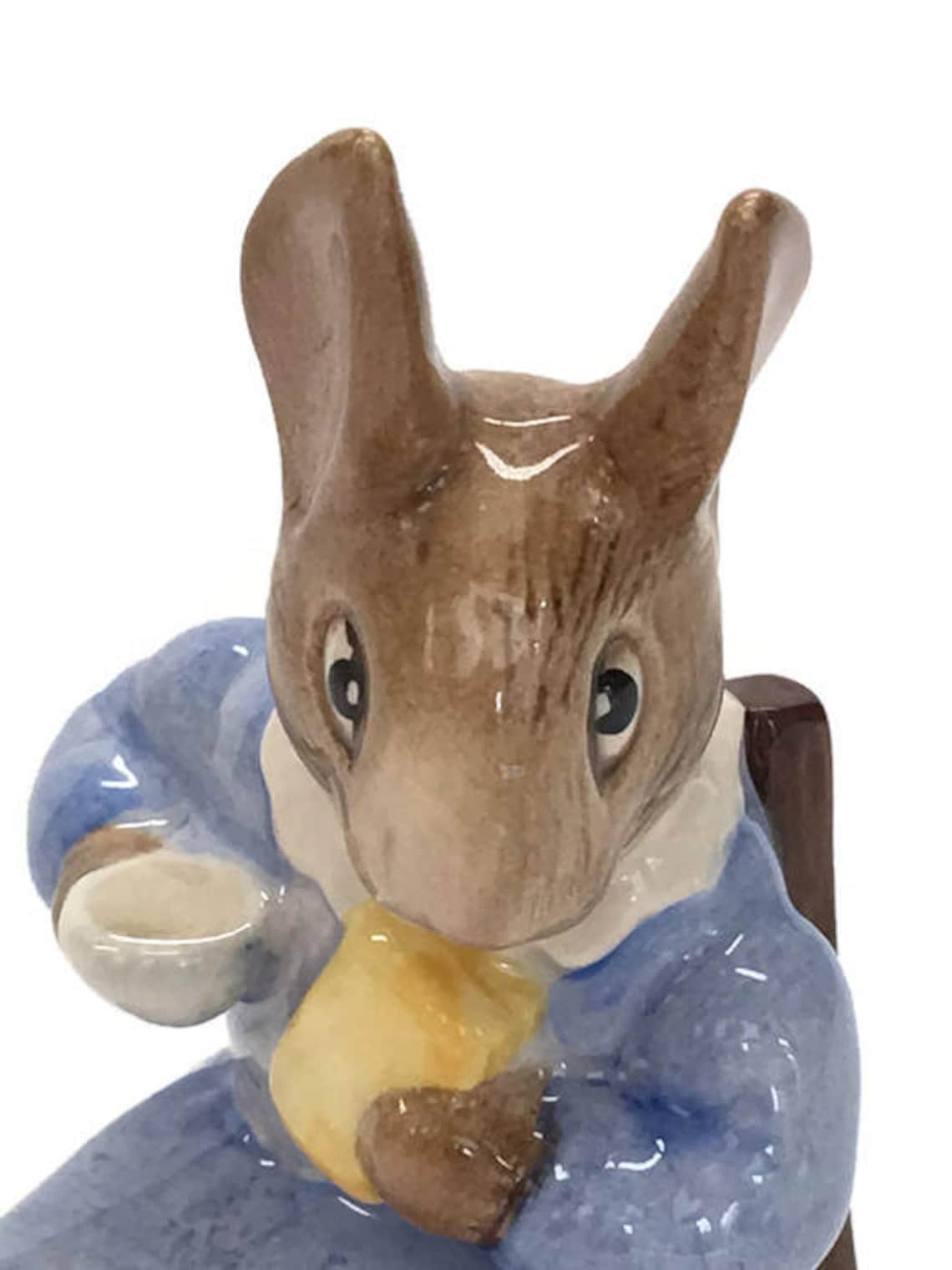 Peter Rabbit Figurine Cottontail Rabbit Beatrix Potter Animal - Etsy
