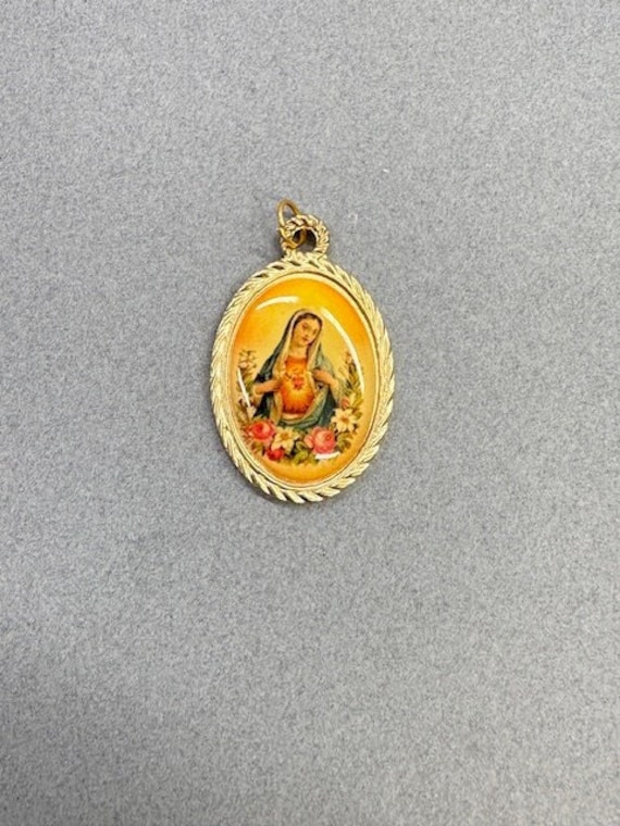 vintage virgin mary sacred - Gem