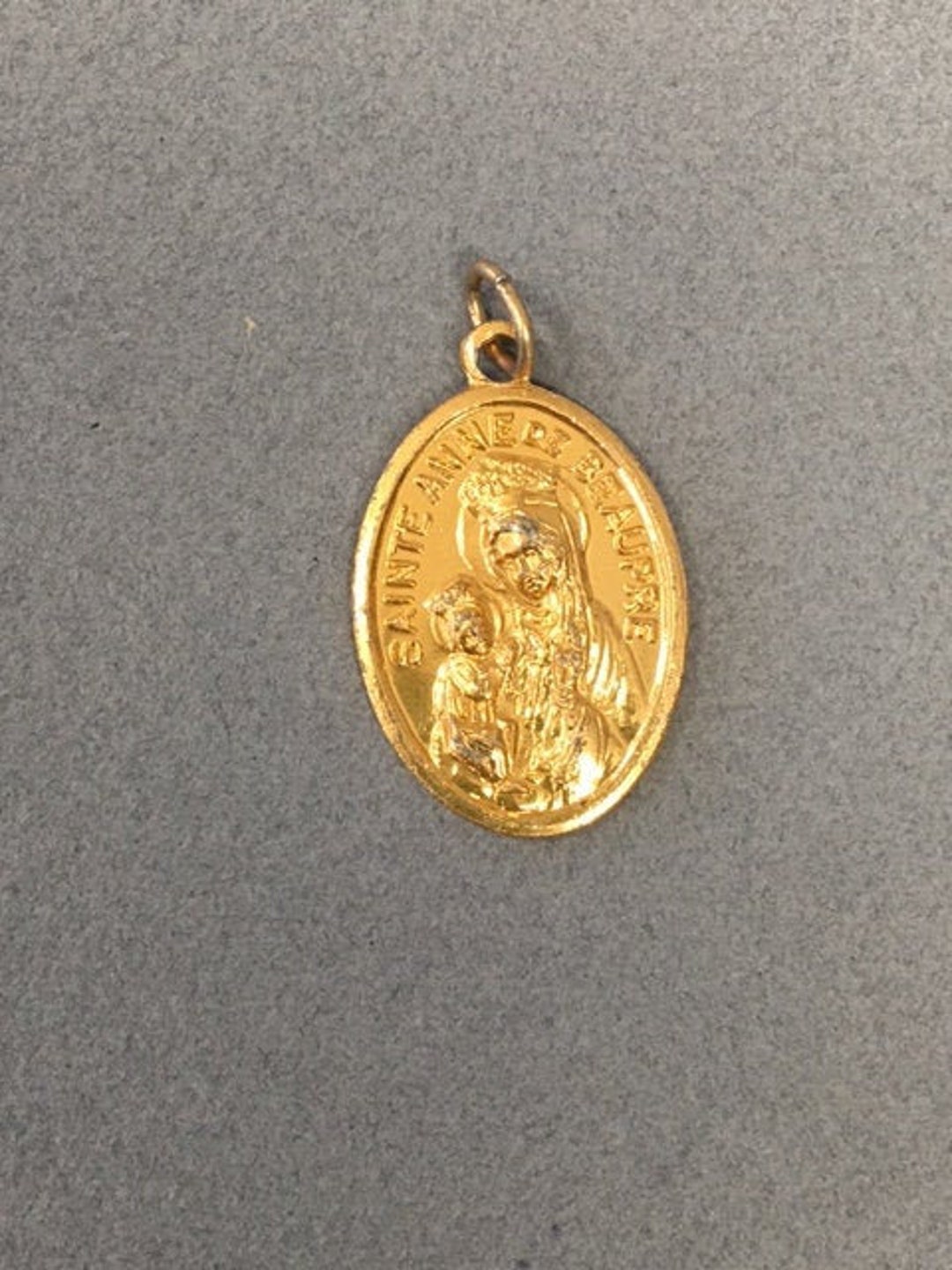 St Anne Medal De Beaupre Mother Mary Quebec Vintage Catholic Gift - Etsy
