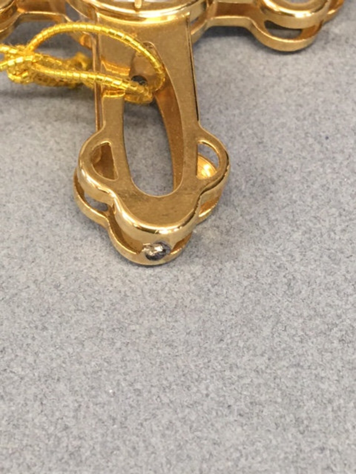 Austrian Crystal Cross Crystal Delight Mascot 24K Gold Plated | Etsy