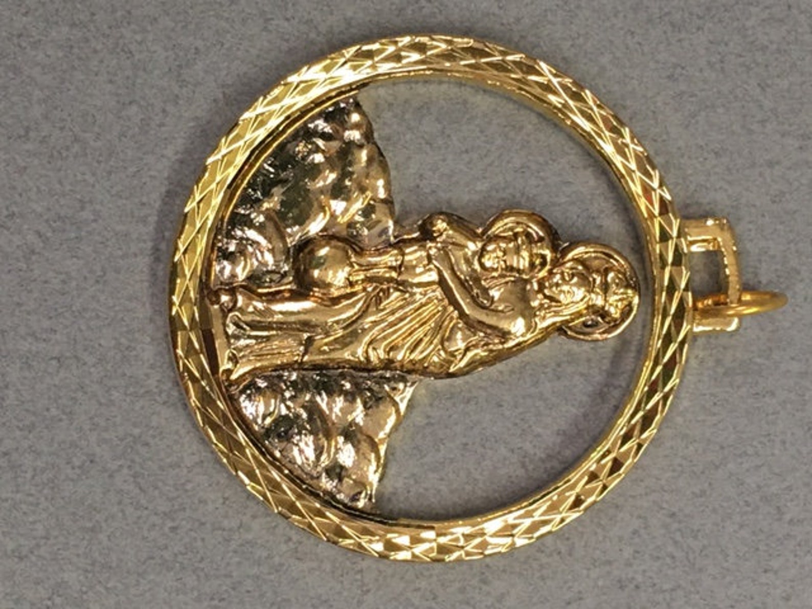 Our Lady of Victory Pendant Virgin Mary Catholic Gift Supply - Etsy