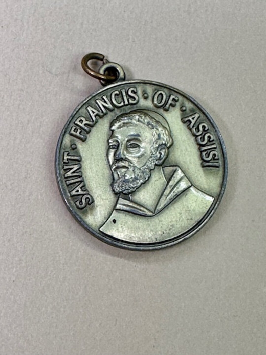 St Francis Pendant Pope Francis Assisi Vintage Catholic Gift - Etsy