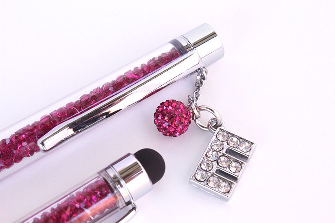 Set of Two Crystal Ballpoint Pen Filled With Swarovski Crystal Elements ...