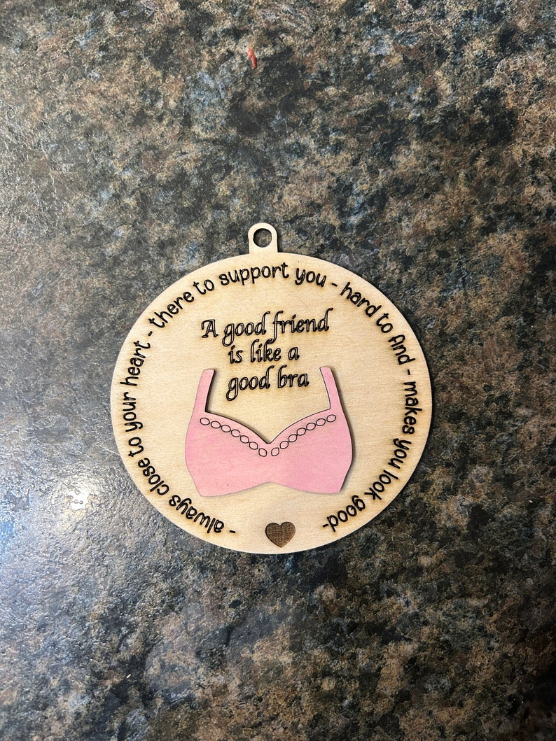Good Friend Bra Ornament - Etsy
