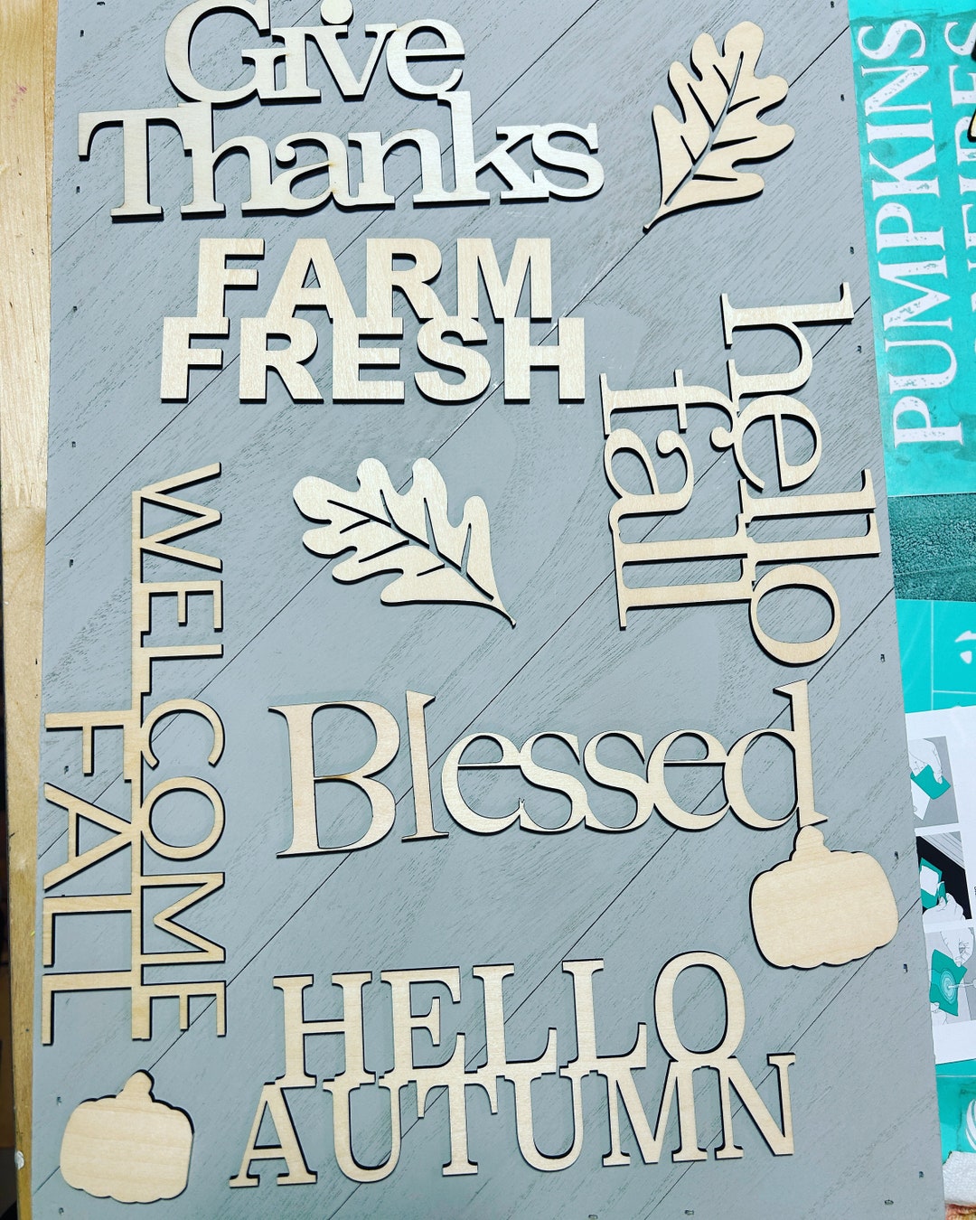 Hello Fall Blessing Cutout - Etsy