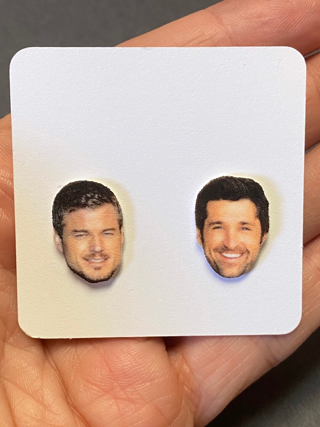 Greys Anatomy Earrings - Mcdreamy & Mcsteamy - Funny Earrings - Gifts ...