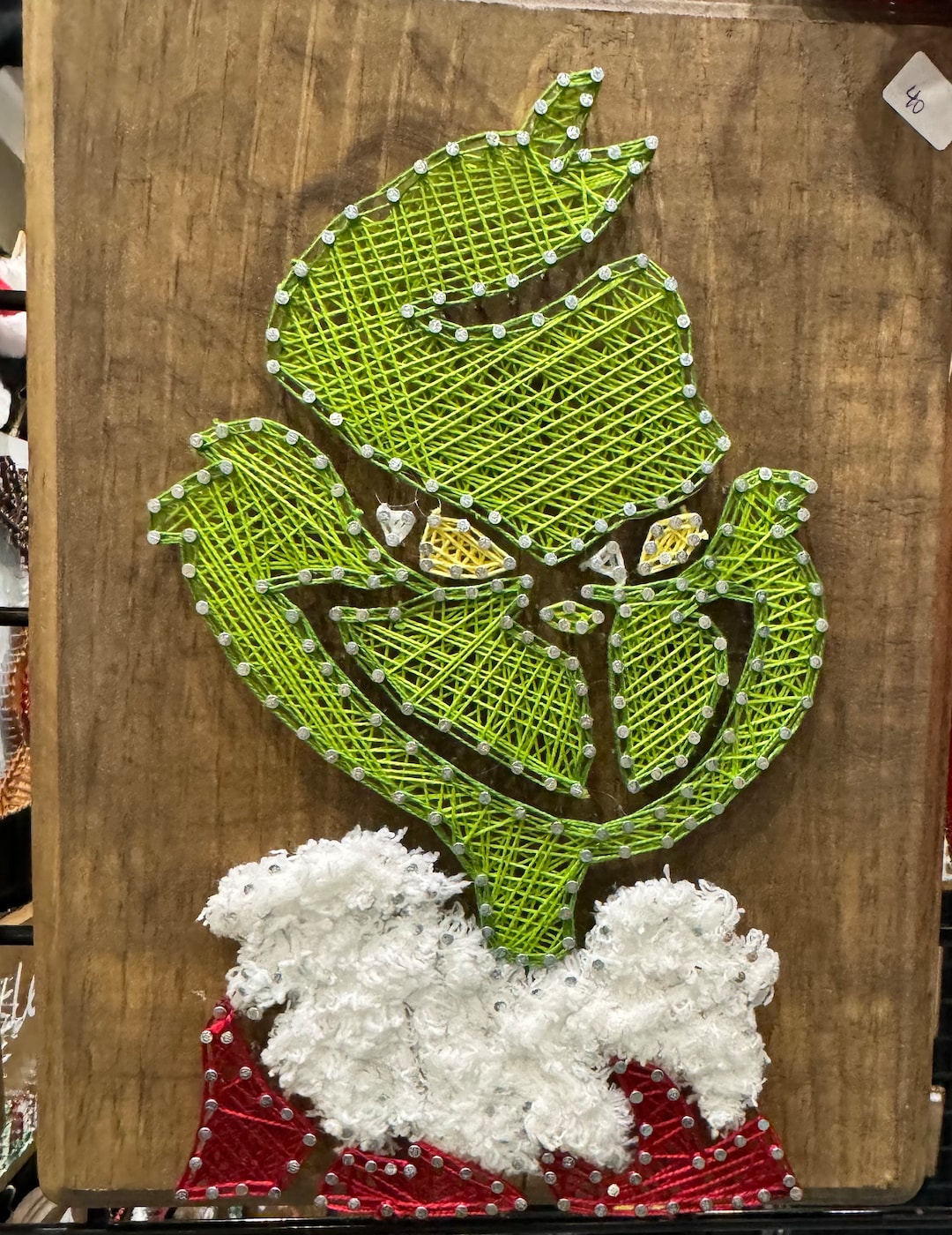 Grinch Face - String Art - Etsy
