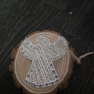 String Art Ornament - Angel - Etsy