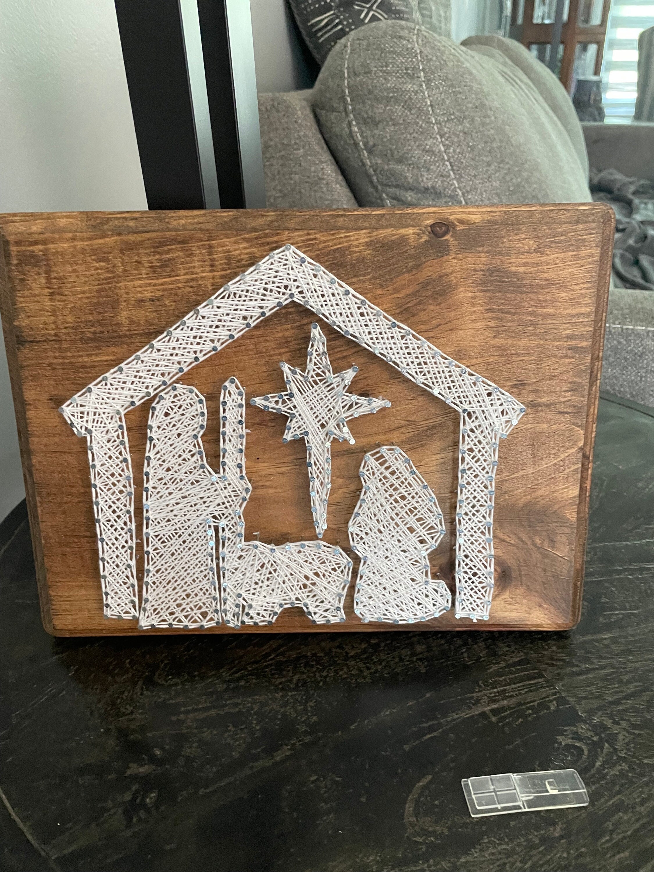 String Art Nativity Scene - Etsy