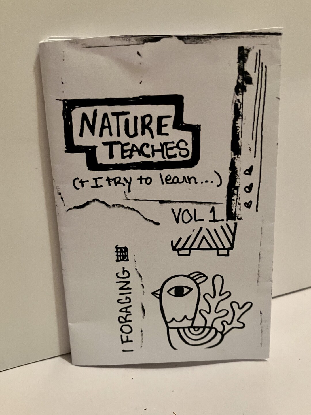 Nature Teaches Zine Vol. 1 Black and White Zine - Etsy
