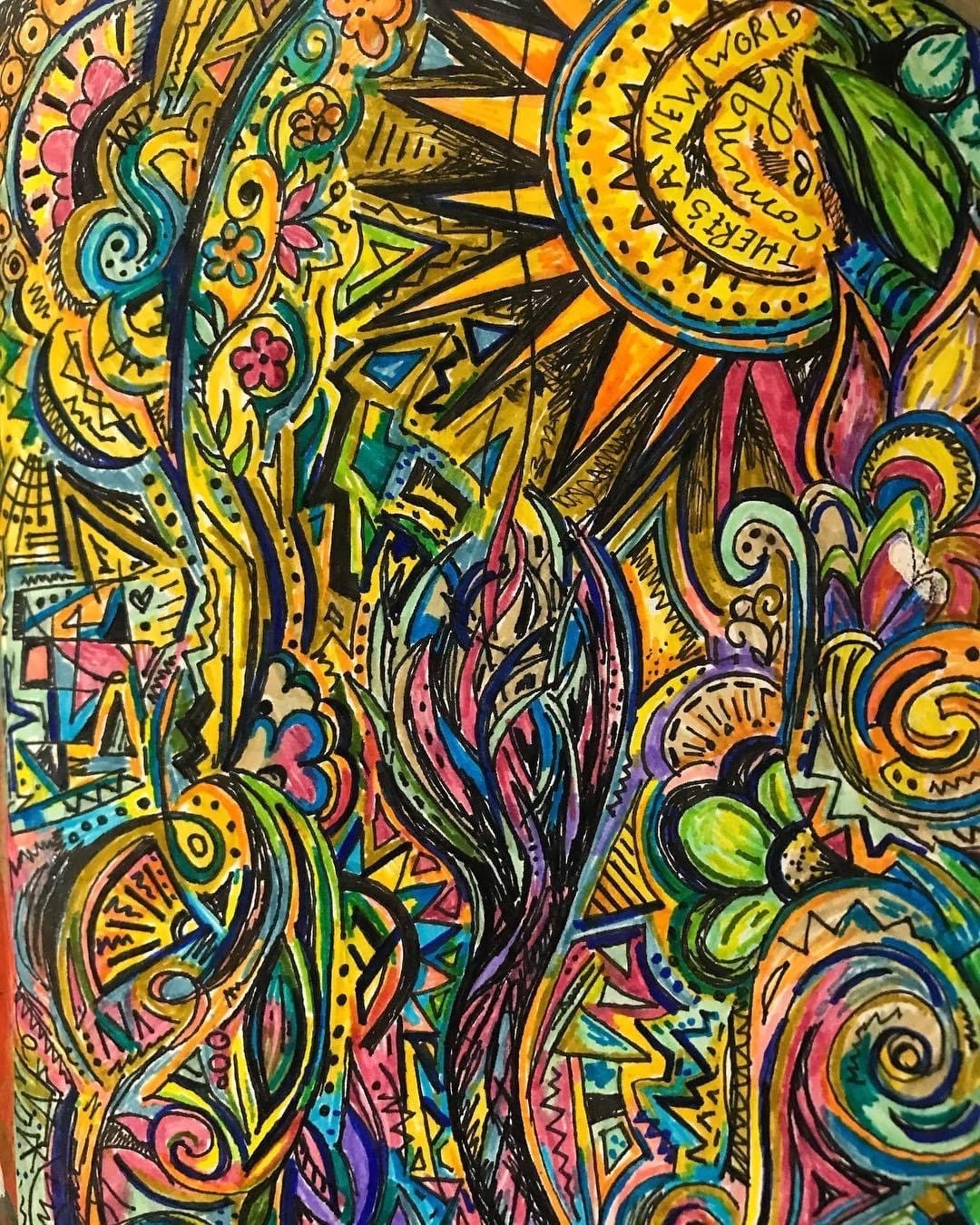 New World Coming Colorful Fine Art Print - Etsy