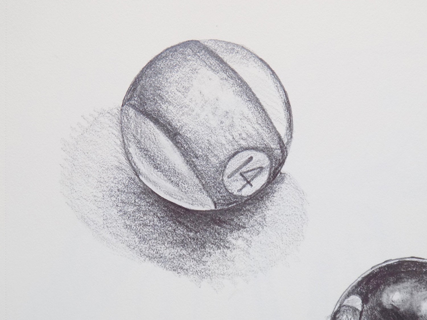 Pool Balls Pencil Drawing: Original Graphite Billiard Art (9x12) - Etsy