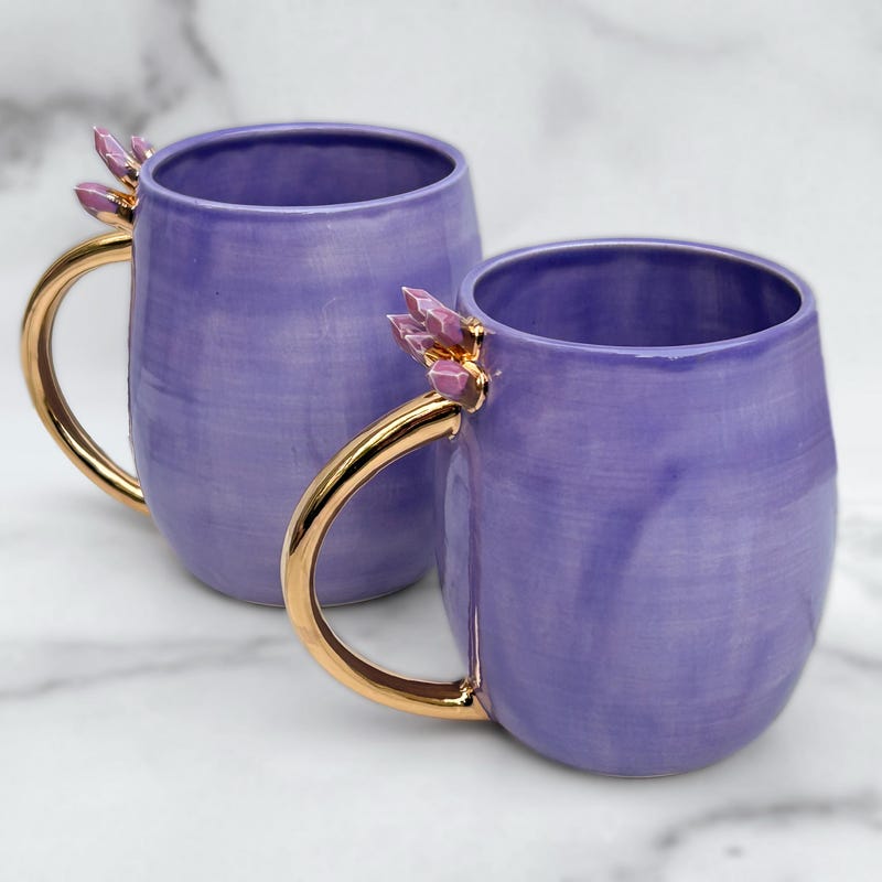 Genuine Crystal Coffee Mugs - Etsy