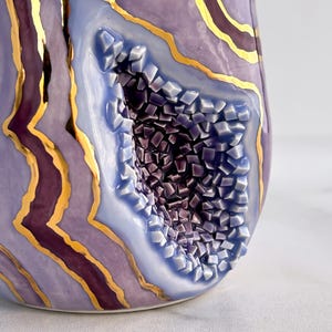 Amethyst Geode Mug, Crystal Mug, Crystal Coffee Mug Handmade From ...