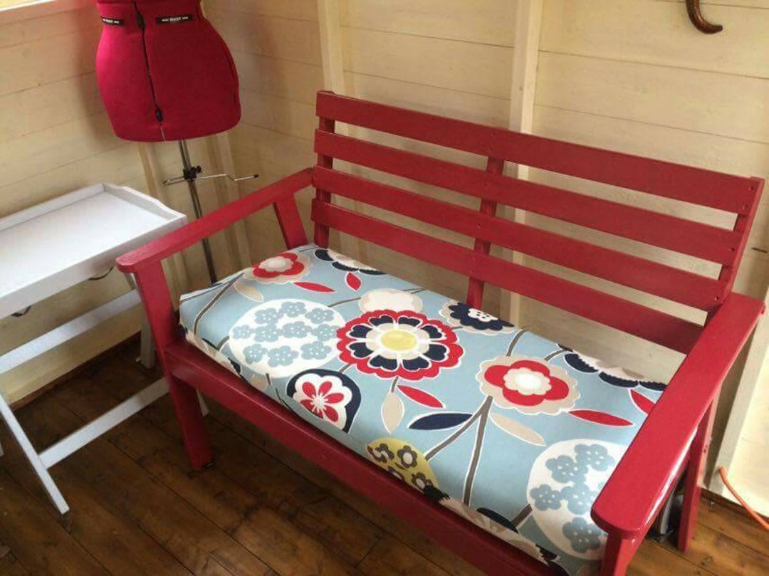 Custom Bench Cushion, Boxed Bench Pad, Dining Bench Cushion, Made to ...