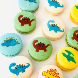Dinosaur Macarons - Etsy