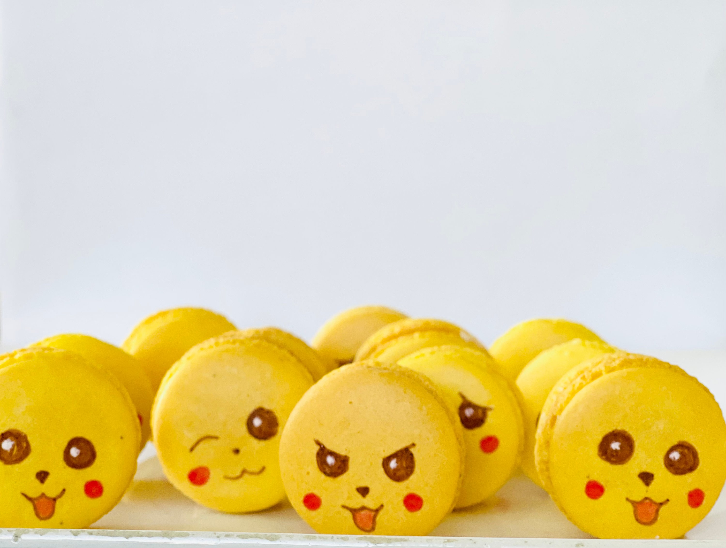 Pikachu Inspired Macarons - Etsy