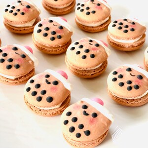 Boba Macarons - Etsy