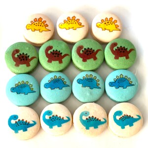 Dinosaur Macarons - Etsy