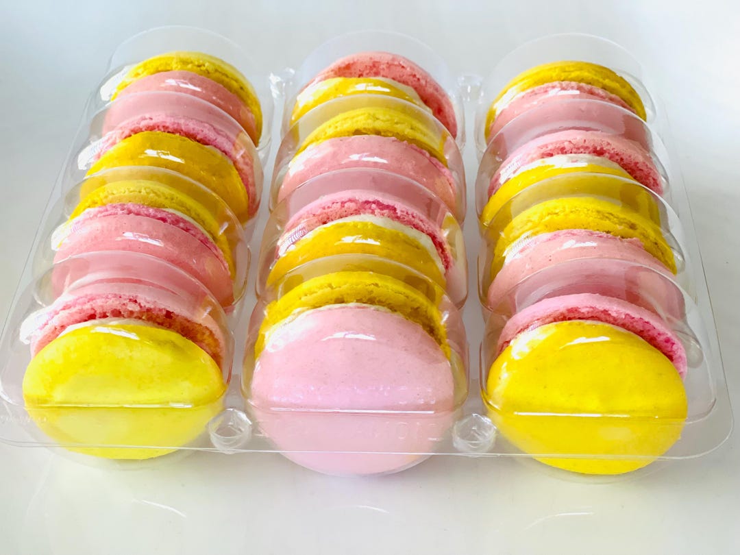 Sakura Macarons: Cherry Blossom Flavor, Set of 12 - Etsy