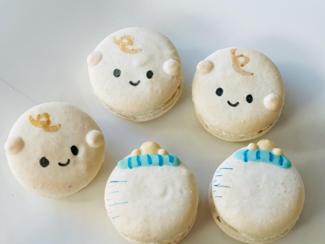 Baby Boy or Girl Set Macarons - Etsy