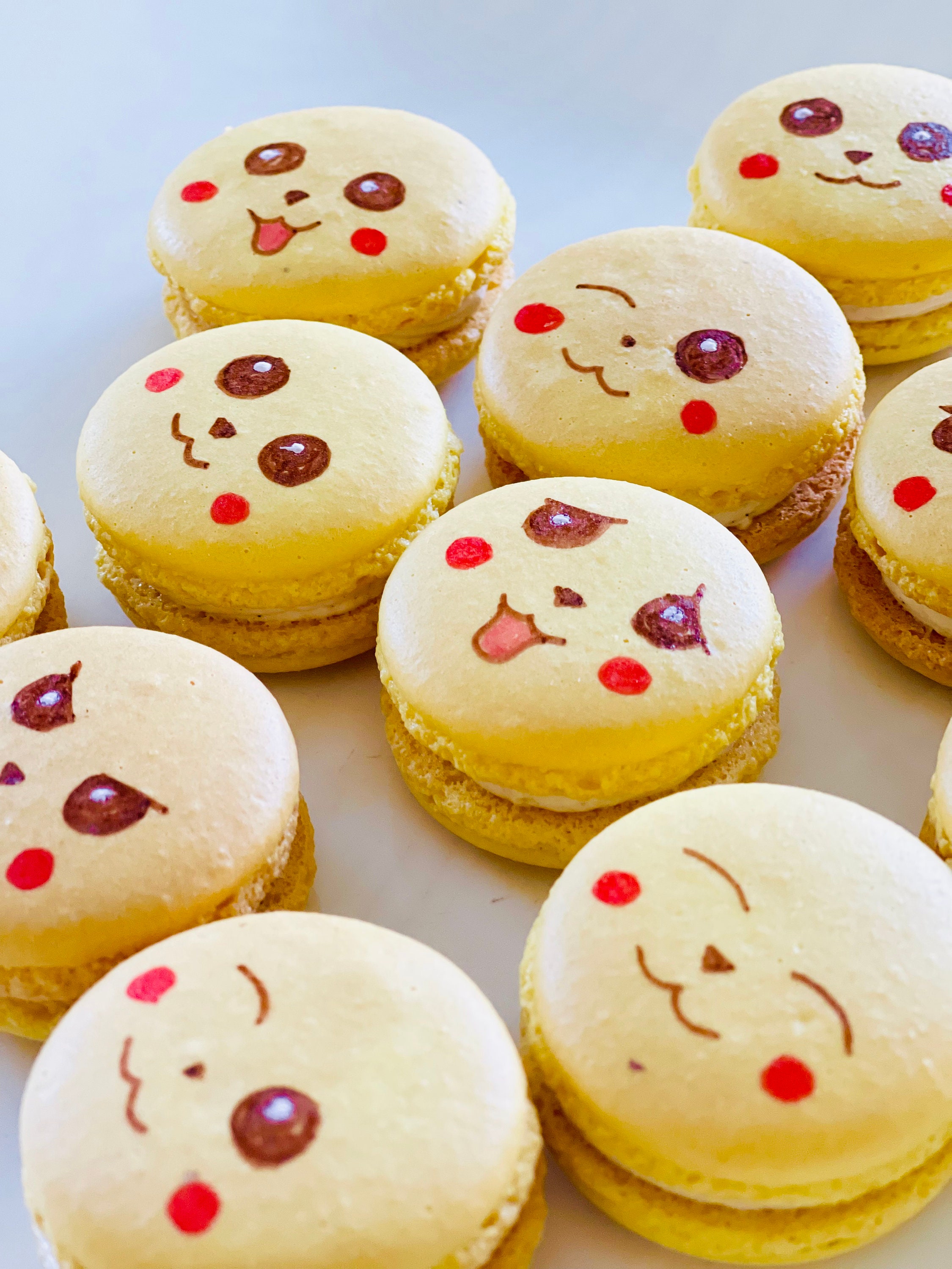 Pikachu Inspired Macarons - Etsy