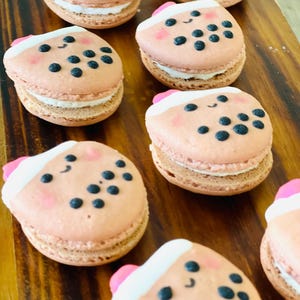 Boba Macarons - Etsy