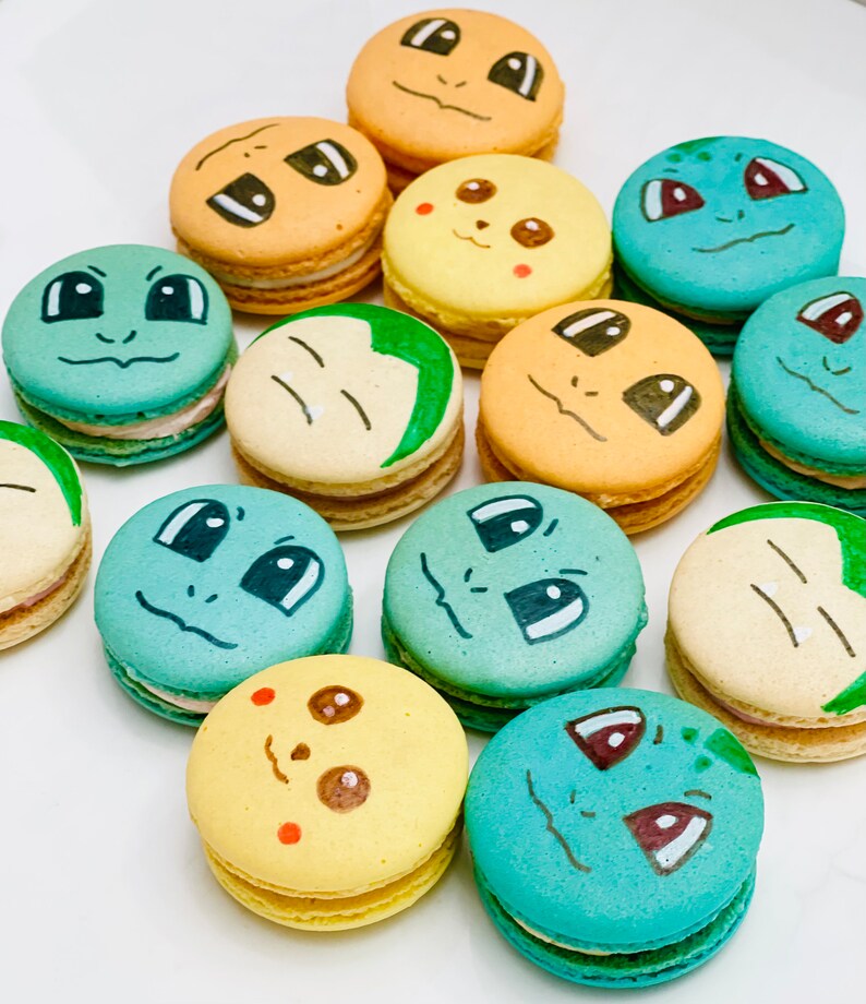 Pokémon Inspired Macarons - Etsy