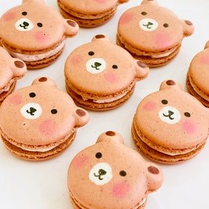 Teddy Bear Macarons - Etsy