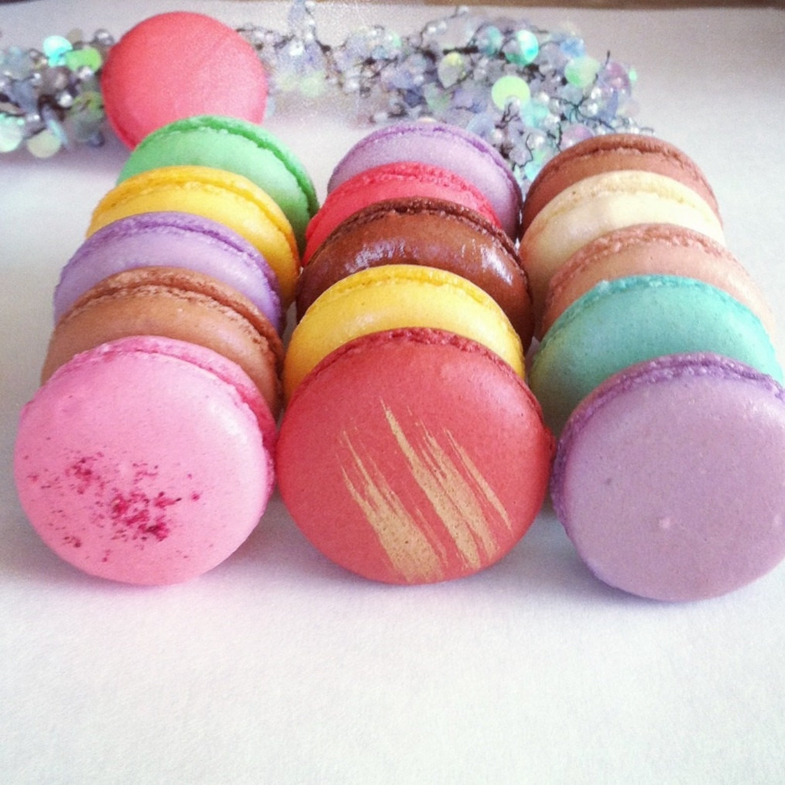 24 Macarons Assorted Flavors | Etsy