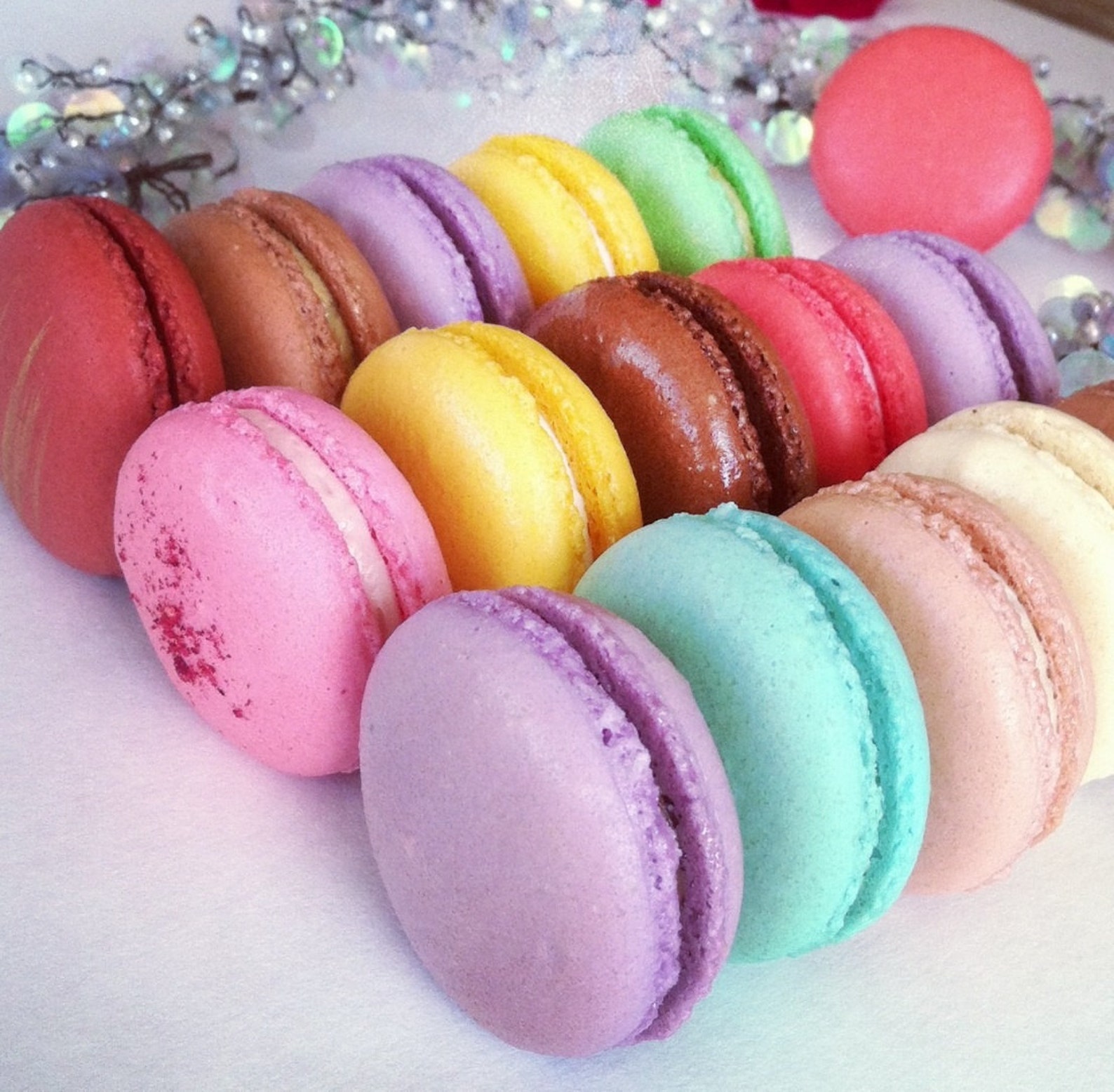 24 Macarons Assorted Flavors | Etsy