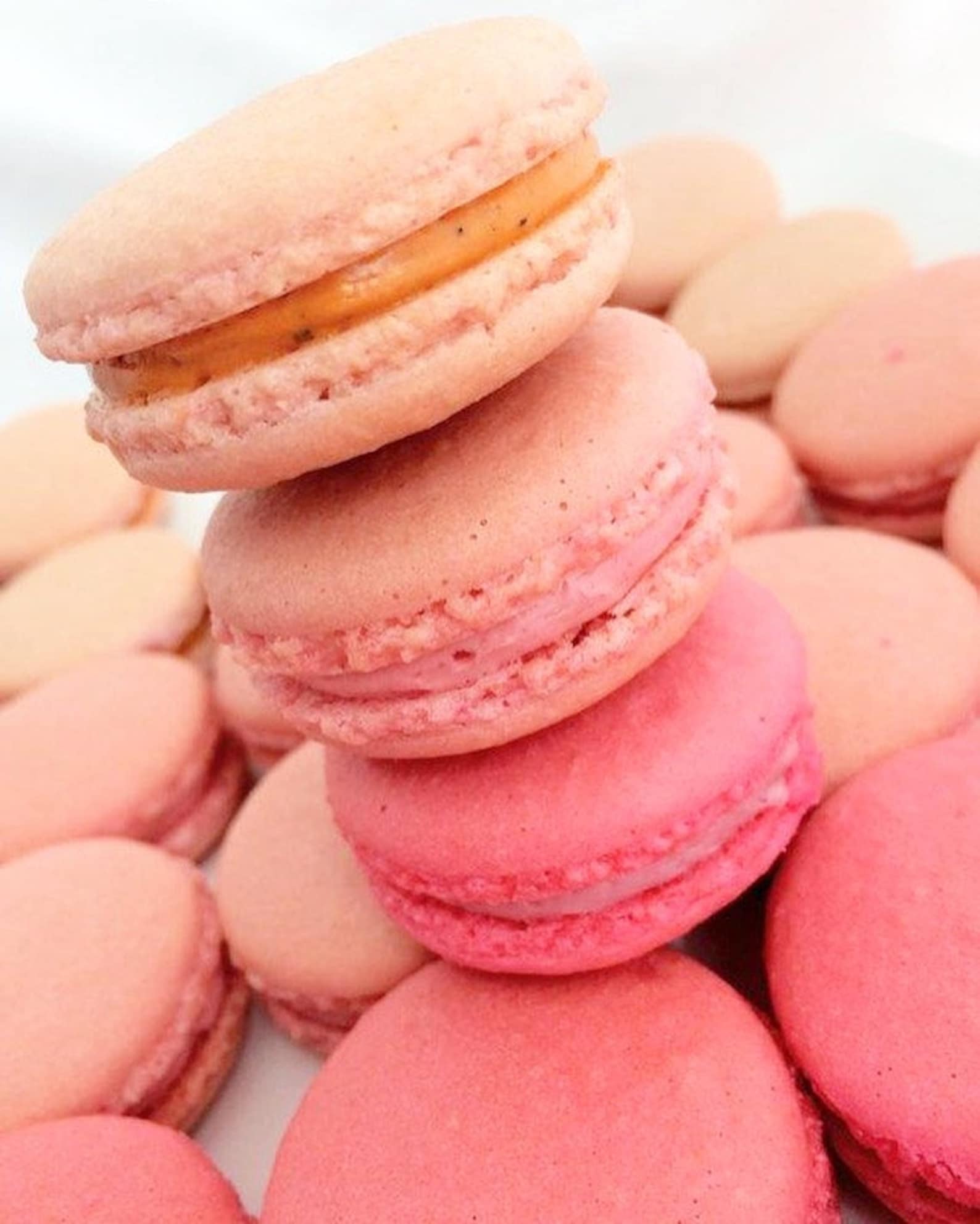 Pink Ombré Macarons - Etsy