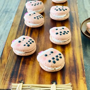 Boba Macarons - Etsy