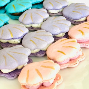 Seashell Macarons D2 - Etsy