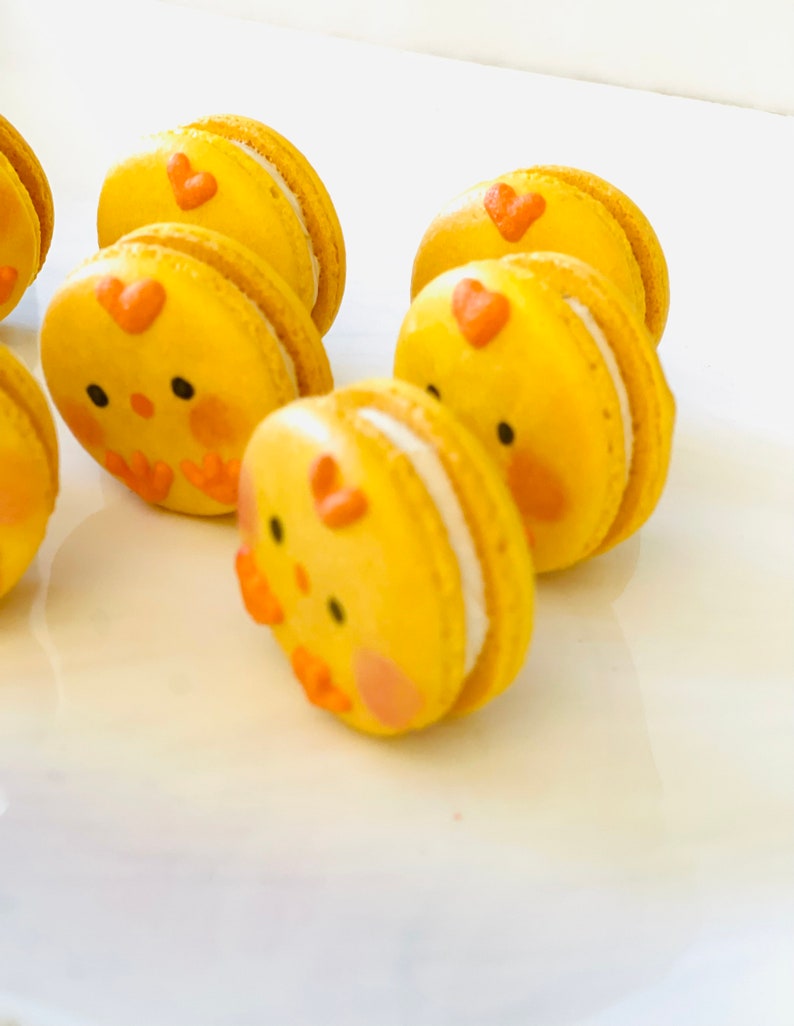 Baby Chick Macarons - Etsy