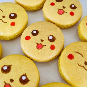 Pikachu Inspired Macarons - Etsy