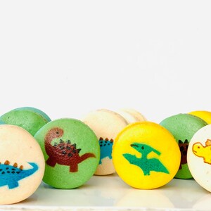 Dinosaur Macarons - Etsy