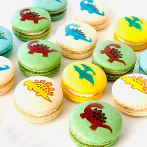 Dinosaur Macarons - Etsy