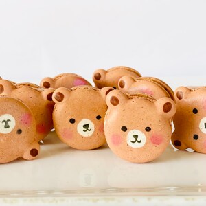 Teddy Bear Macarons - Etsy