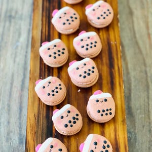 Boba Macarons - Etsy