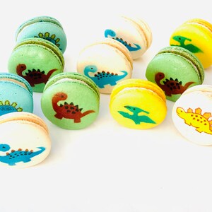 Dinosaur Macarons - Etsy