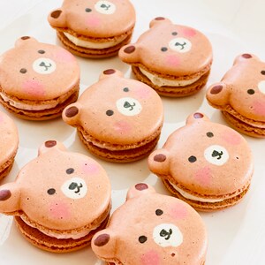 Teddy Bear Macarons - Etsy