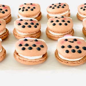 Boba Macarons - Etsy