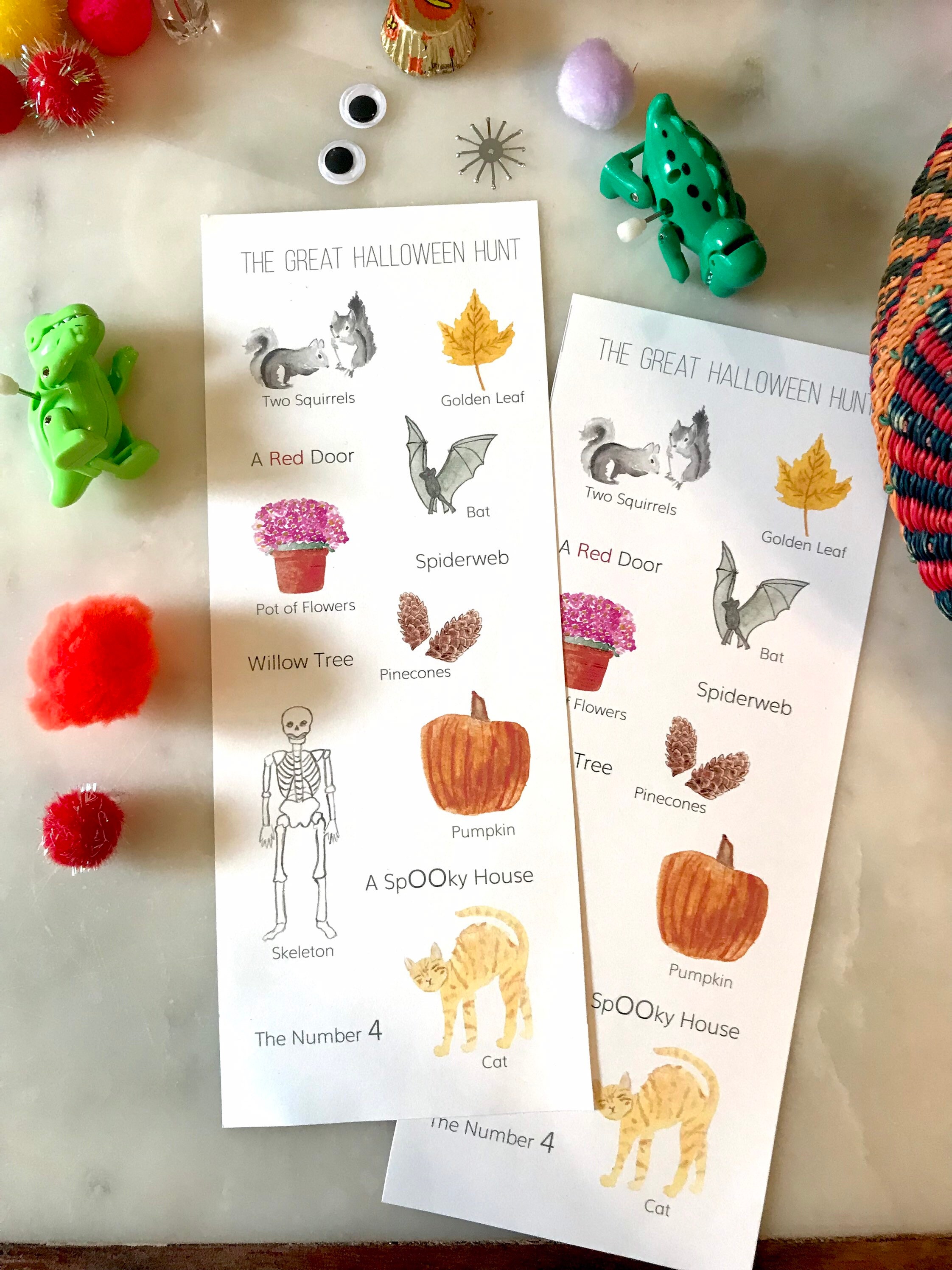 Halloween Scavenger Hunt / Fall Outdoor Activity / Printable / - Etsy