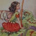 Flower Fairy Mounted Vintage Print Geranium Fairy Cicely Mary Barker ...