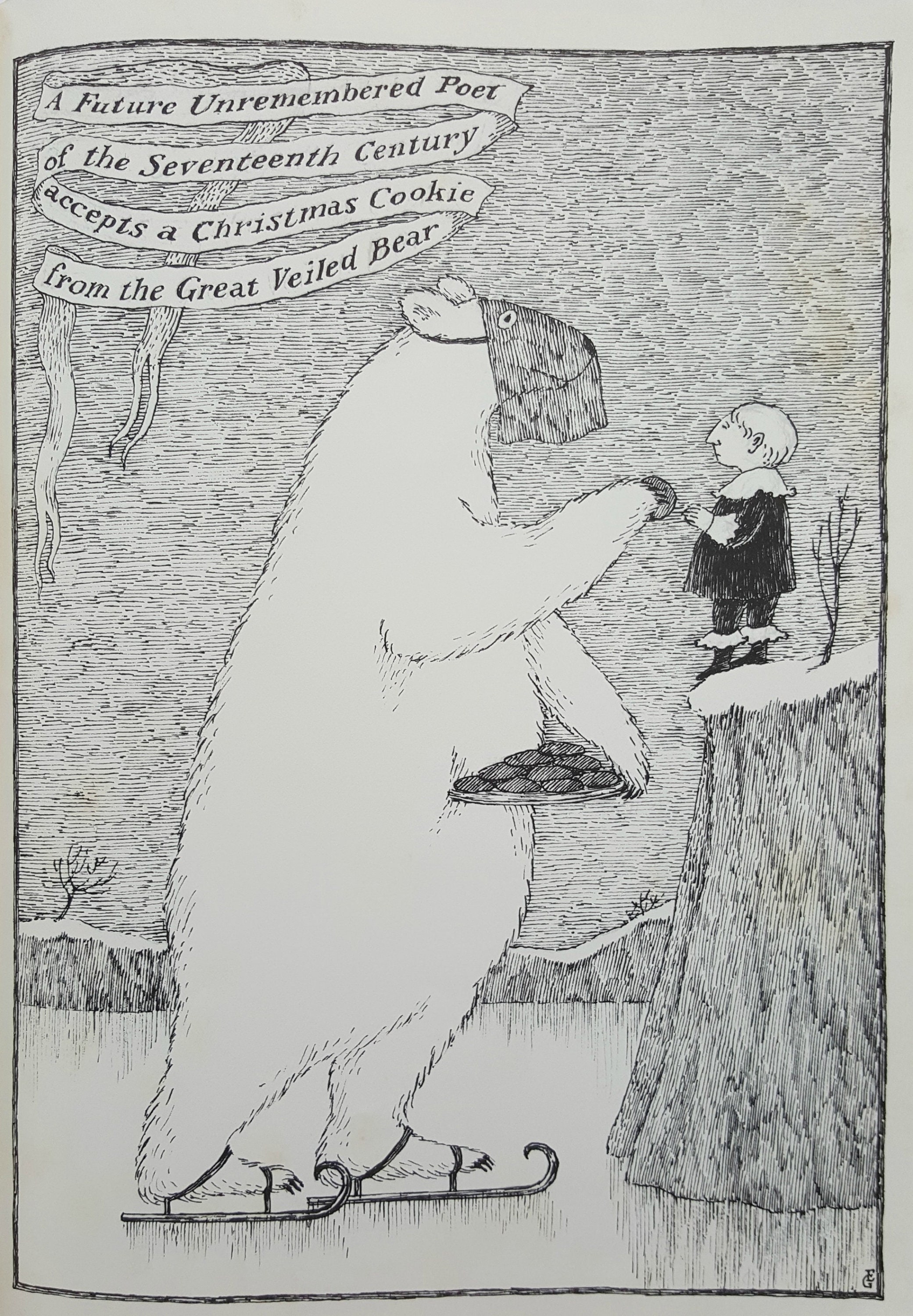 EDWARD GOREY Original Vintage 1970’s Poster Print Gothic Home Decor ...